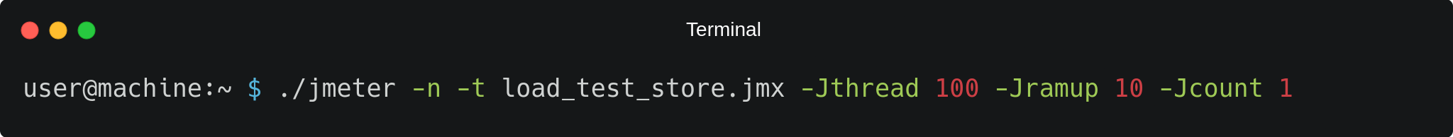 Jmeter How To Give Best Load Configuration Using Terminal