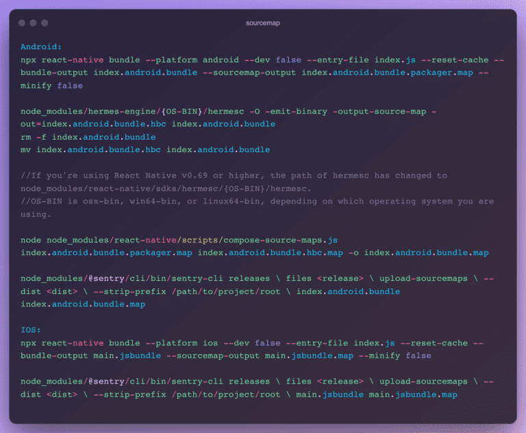 REACT-NATIVE Debugging: How to make it better with Sentry?